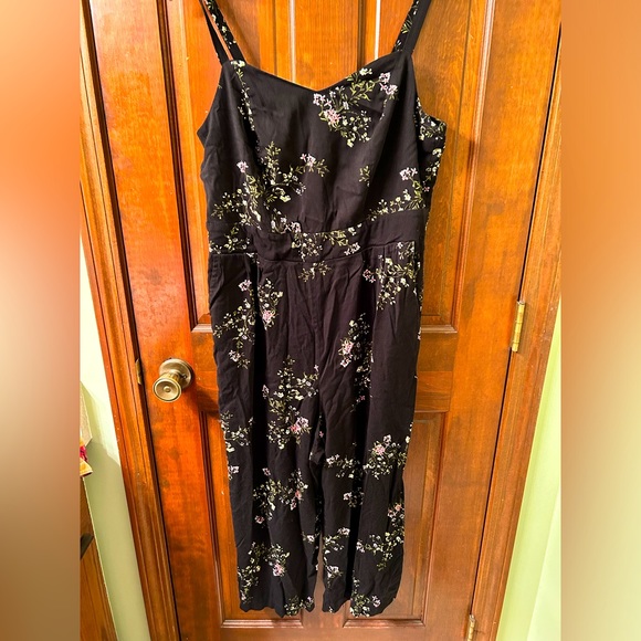 torrid | Pants & Jumpsuits | Torrid Rayon Floral Spaghetti Strap ...
